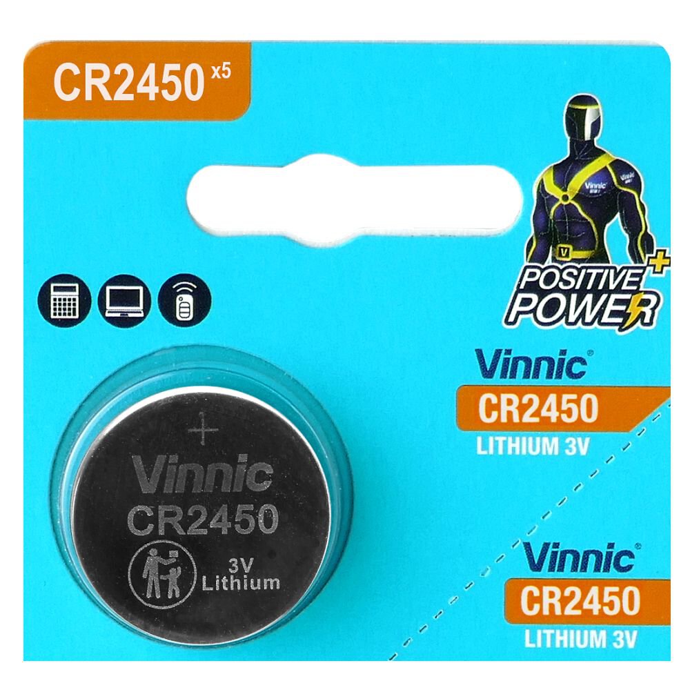 Lithium battery Vinnic CR2450 - online store Baltrade